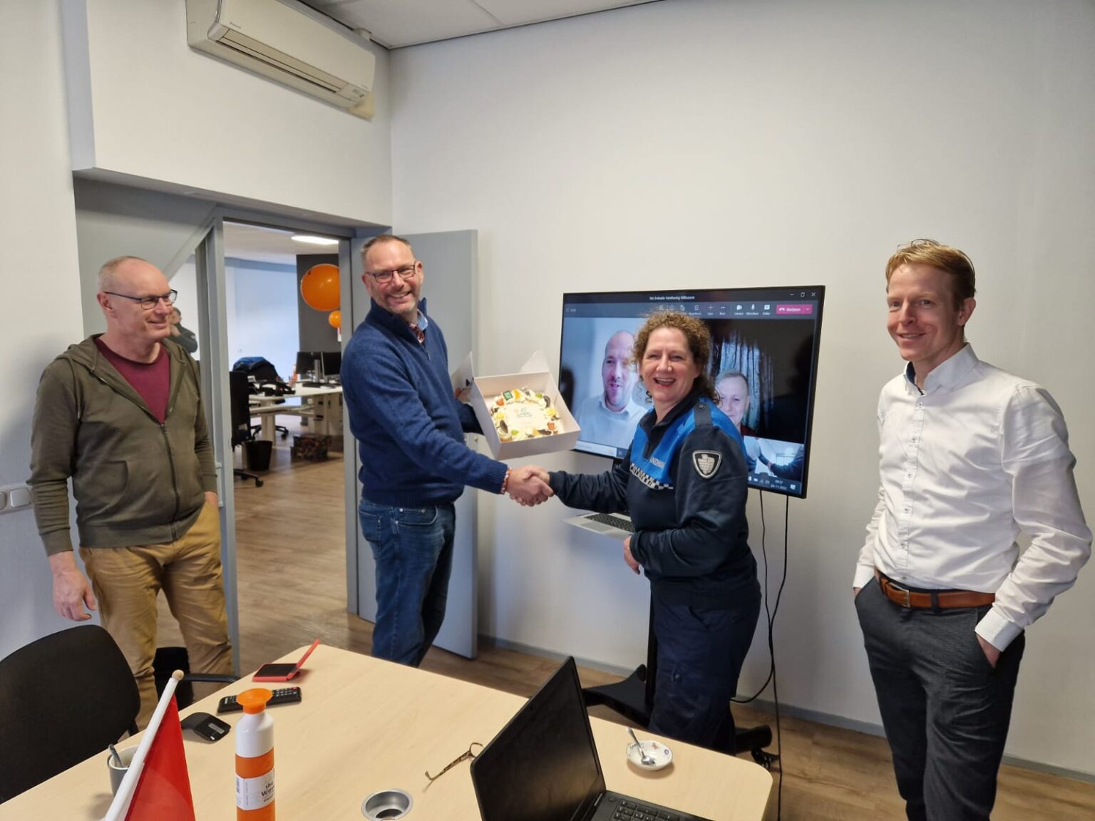 Handhaving van de milieuzone in Tilburg met een scanauto